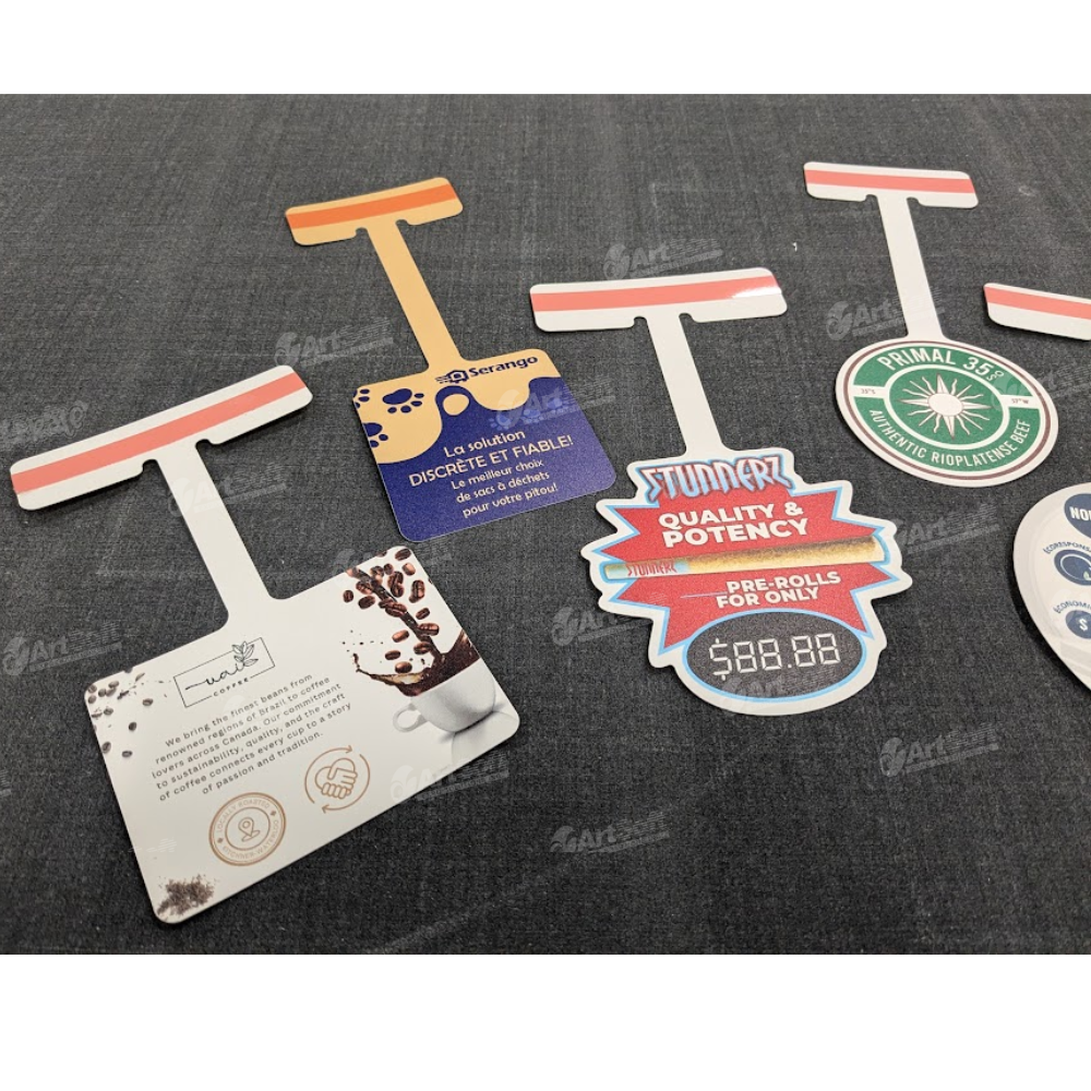 Shelf Dangler, Wobbler, Talker - Custom Printed [Printed in Canada ...