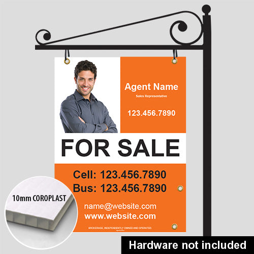 For Sale Sign (10mm Coroplast) - Real Estate Agent – Artsoft Expo ...