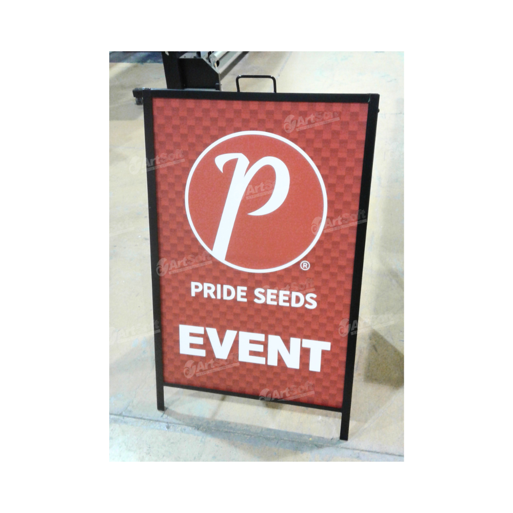 Side Walk Sign (Metal A-Frame) – Artsoft Expo Solutions Inc.